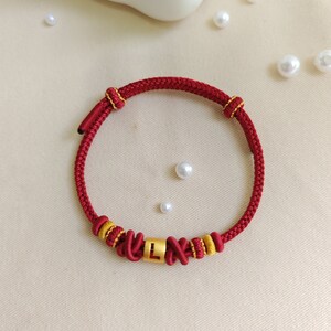 Handmade Individualized Letter Bracelet- Friendship Couple Gift ...