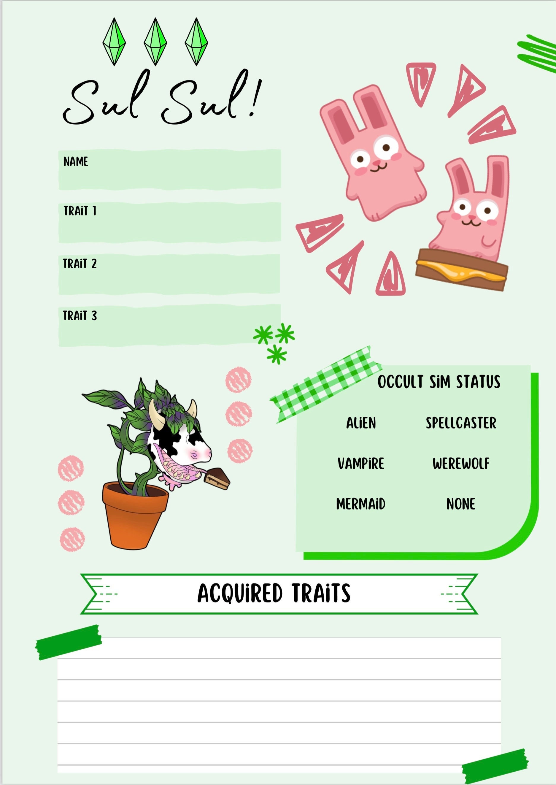 Sims 4 100% Completion Checklist - Etsy