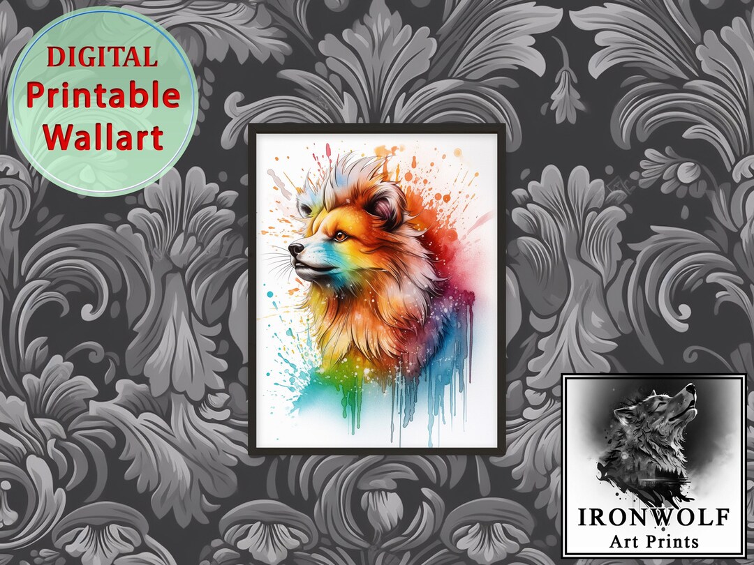 Growlithe Pokemon Pokémon Printable Wall Art Decor Digital Print Poster ...