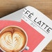 Cafe Latte Print | Coffee Print, Italian Coffee Print, Retro Coffee ...