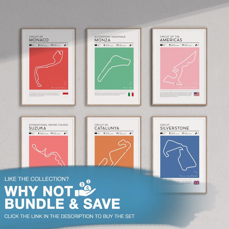 Suzuka Japan Formula 1 Track Poster, Vintage Formula 1 Wall Art, F1 ...