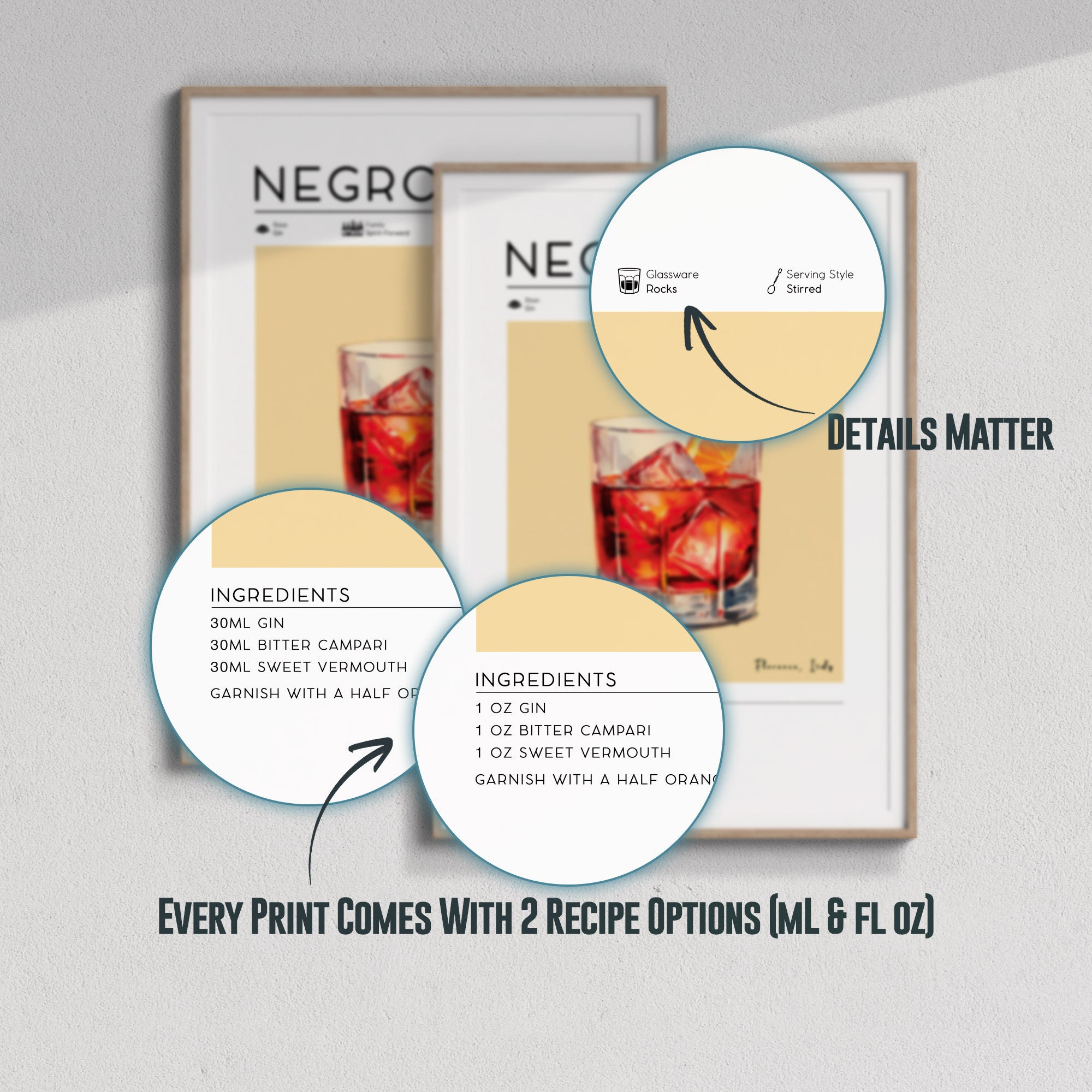 Set of 3 Cocktail Prints Cocktail Gallery Set, Retro Cocktail Prints ...