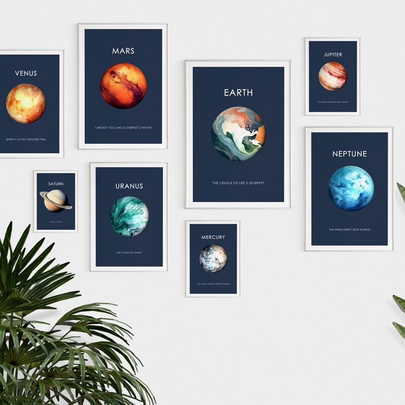 Planet Prints - Etsy