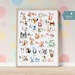 Australian Animals Alphabet Poster | Kids ABC Poster, A-Z Animal ...