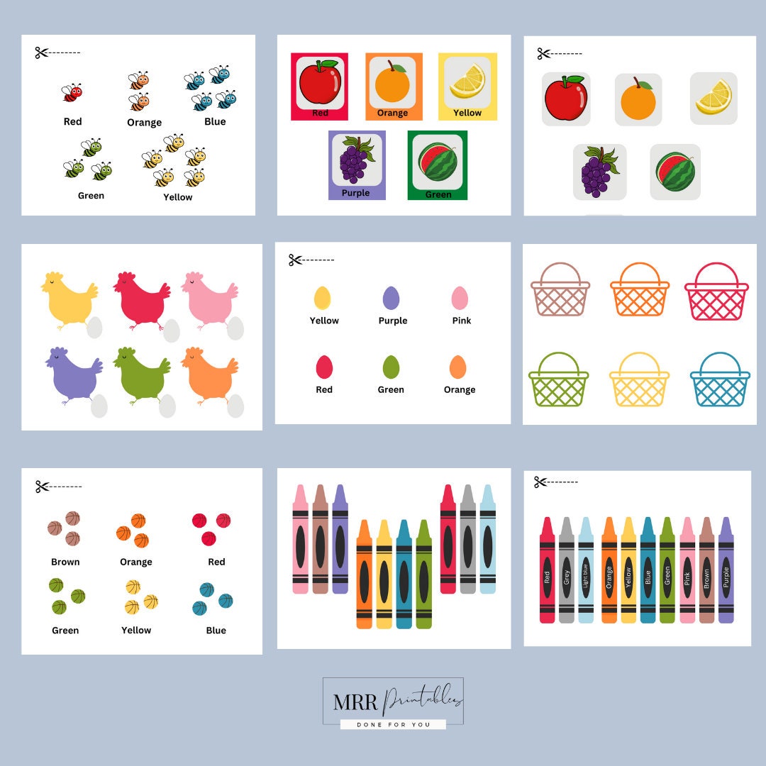 PLR Learning Colors Activity Sheets for Kids With Master Resell Rights ...