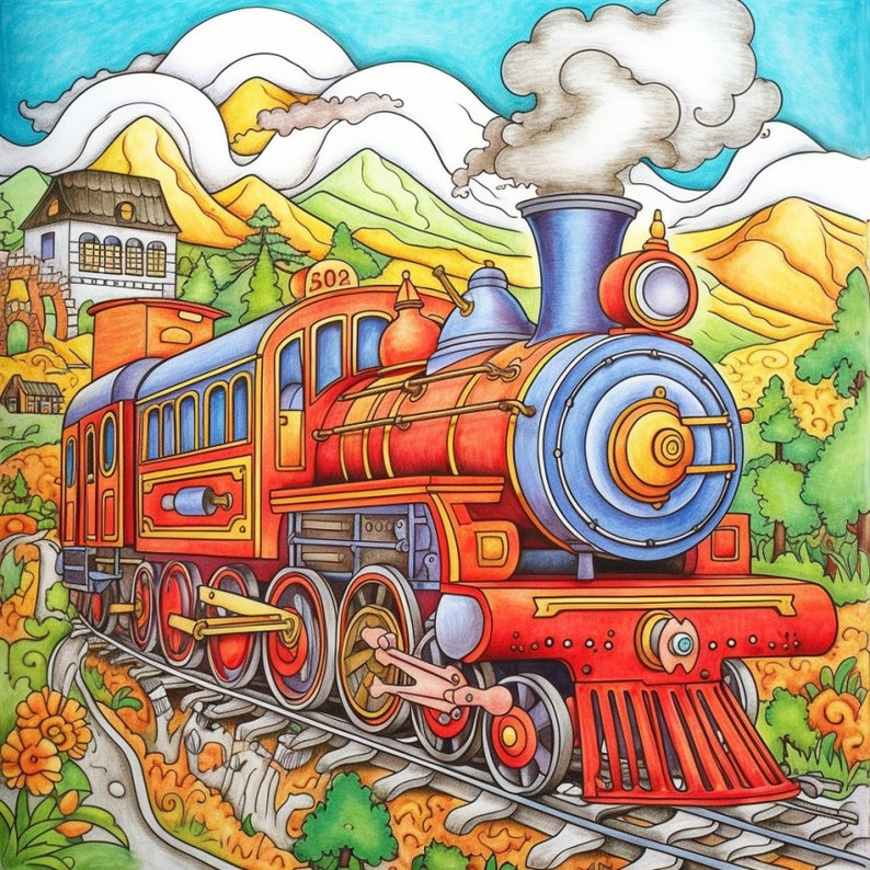 Train III Digital Print | Instant Download | Unlimited Prints - Etsy