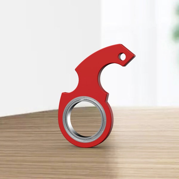 Finger Spinner Keychain - Etsy