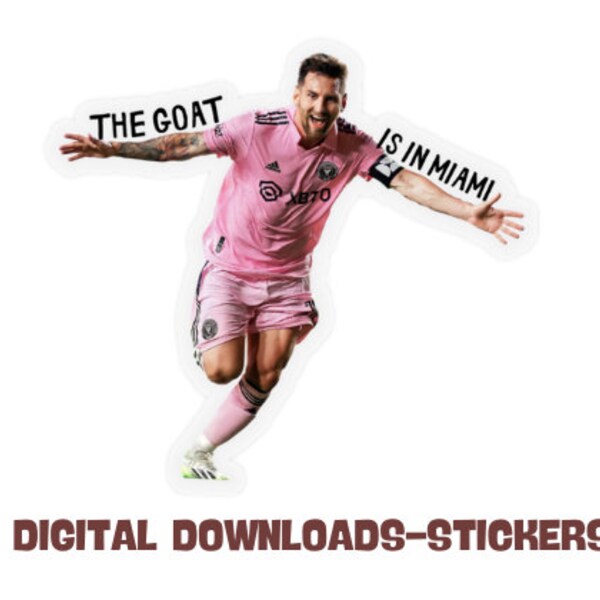 Messi sticker - Etsy México