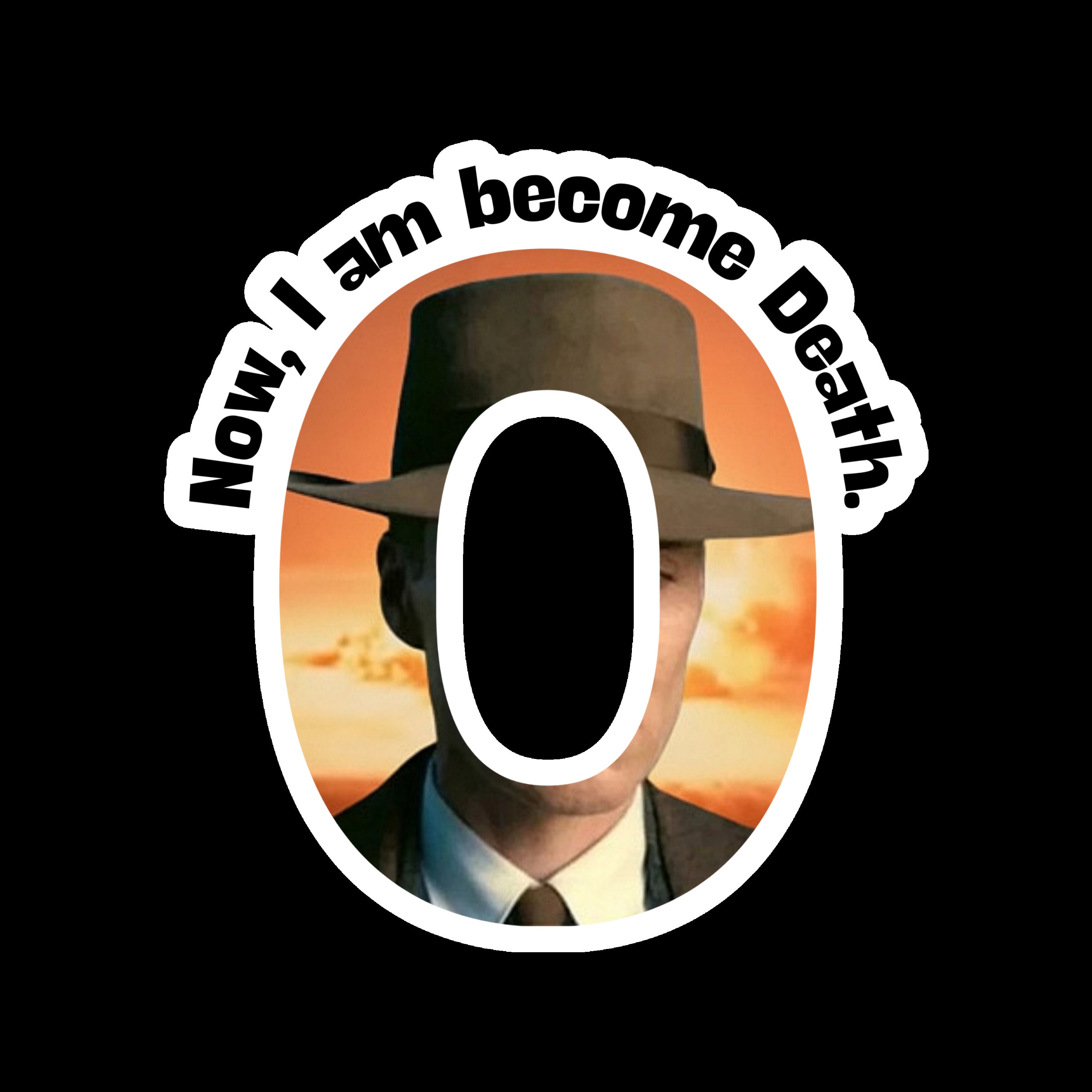 Oppenheimer Sticker Png, Oppenhaimer Digital Stickers, Oppenheimer ...