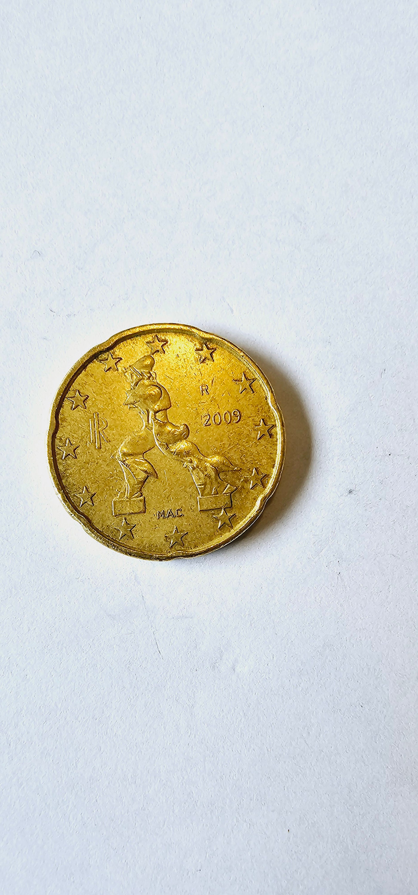 Rare Euro Coin 2002 Italy 20 Cents - Etsy