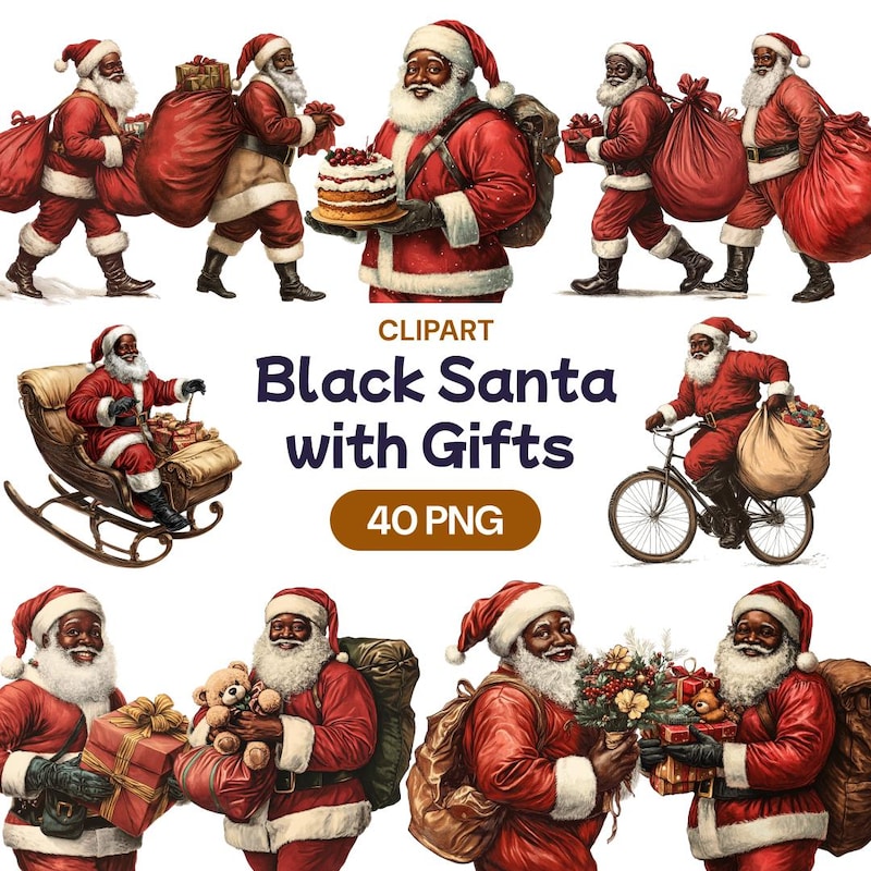 Santa Claus Carrying Gifts - 60+ Gift Ideas for 2025