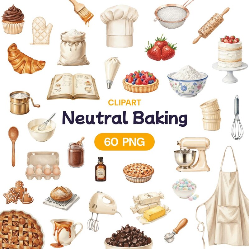 Baking Clip Art - Etsy