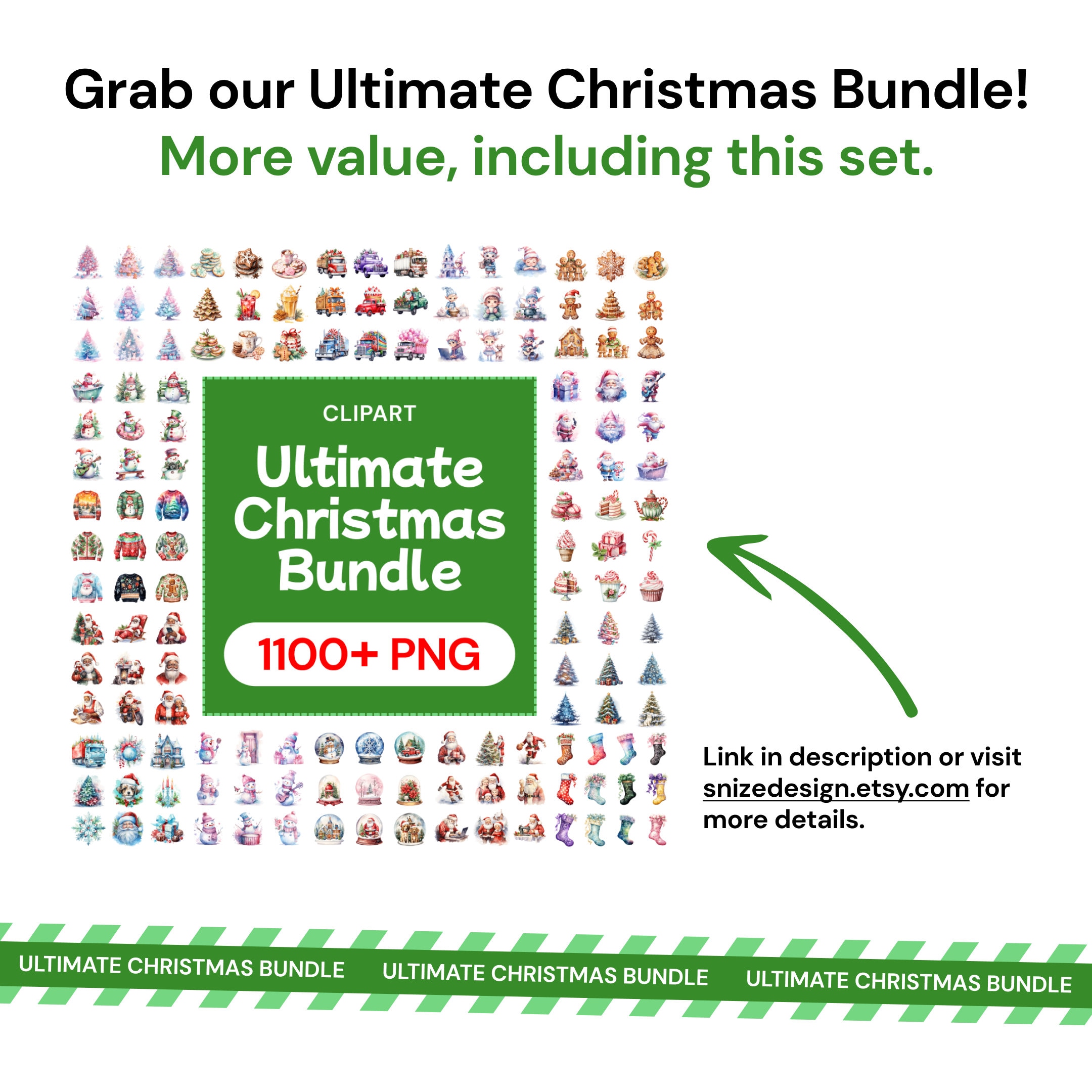 Watercolor Peppermint Clipart, Cute Christmas Candy Cane Bark ...