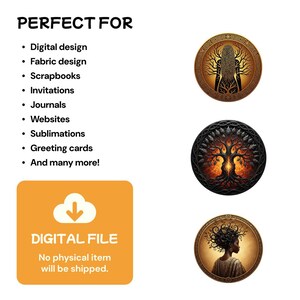 African Tree of Life Clipart, 25 Tribal Roots PNG, Black Woman ...
