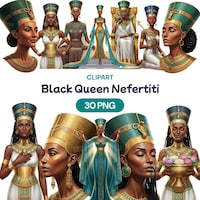 Egyptian Goddess Clipart PNG High Quality Digital Download - Card ...