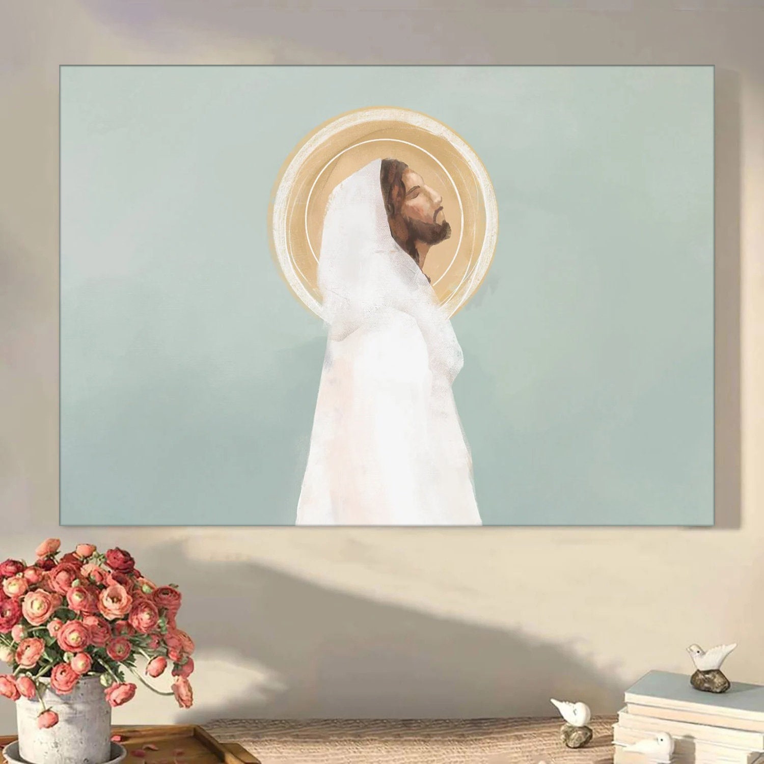 Jesus Christ Canvas Jesus Christ Wall Art Canvas Picture Jesus - Etsy