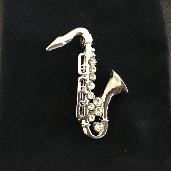 Saxophone Brooch - Etsy
