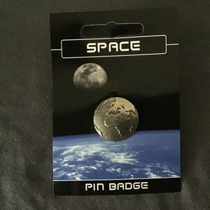Various Space Themed Sliver Pewter Pin Badges - Etsy