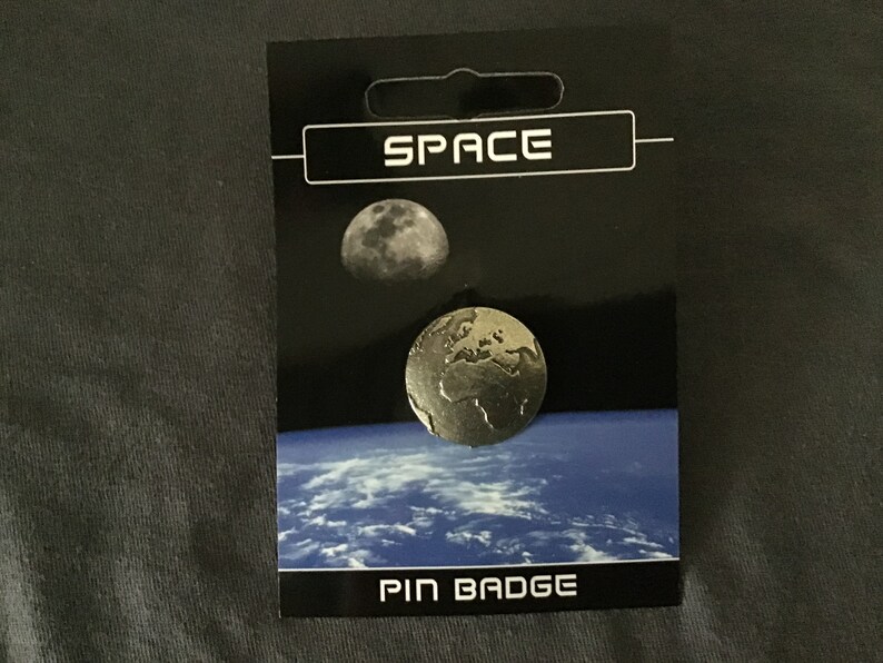 Various Space Themed Sliver Pewter Pin Badges - Etsy