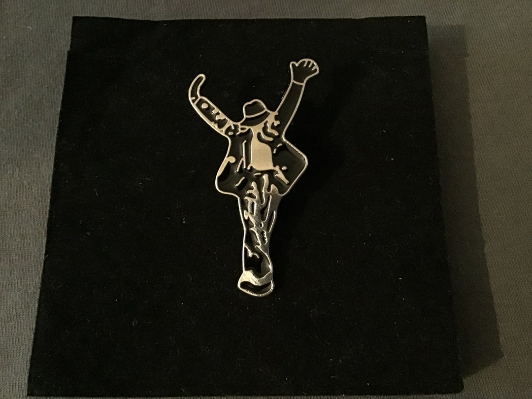 Michael Jackson Pin Badge With Gift Bag - Etsy UK