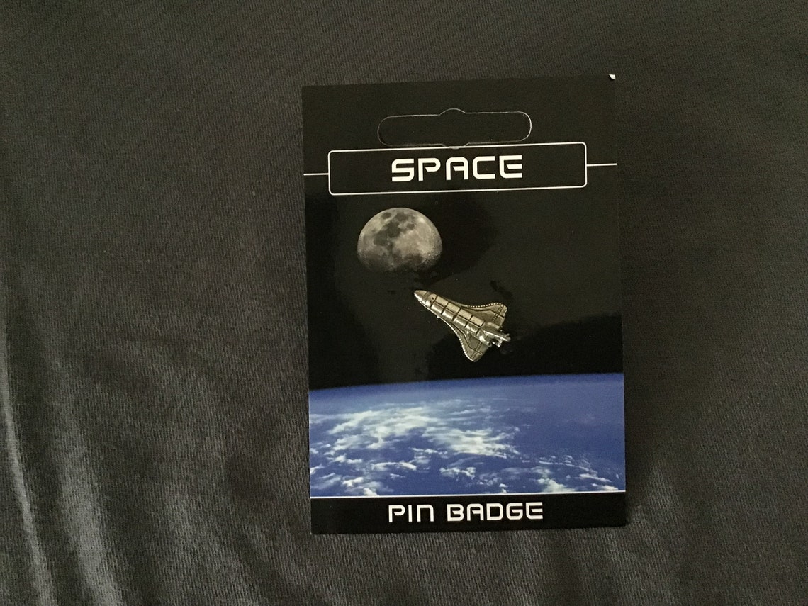 Various Space Themed Sliver Pewter Pin Badges - Etsy