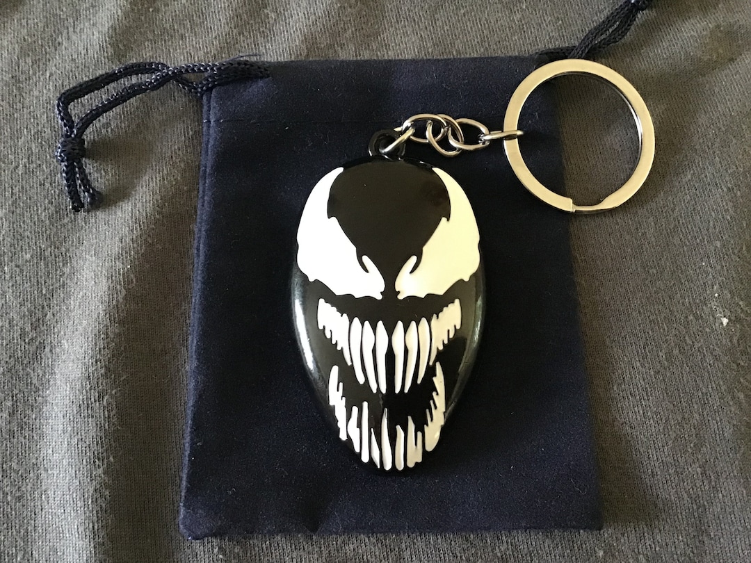 Venom Mask Keyring With Gift Bag - Etsy