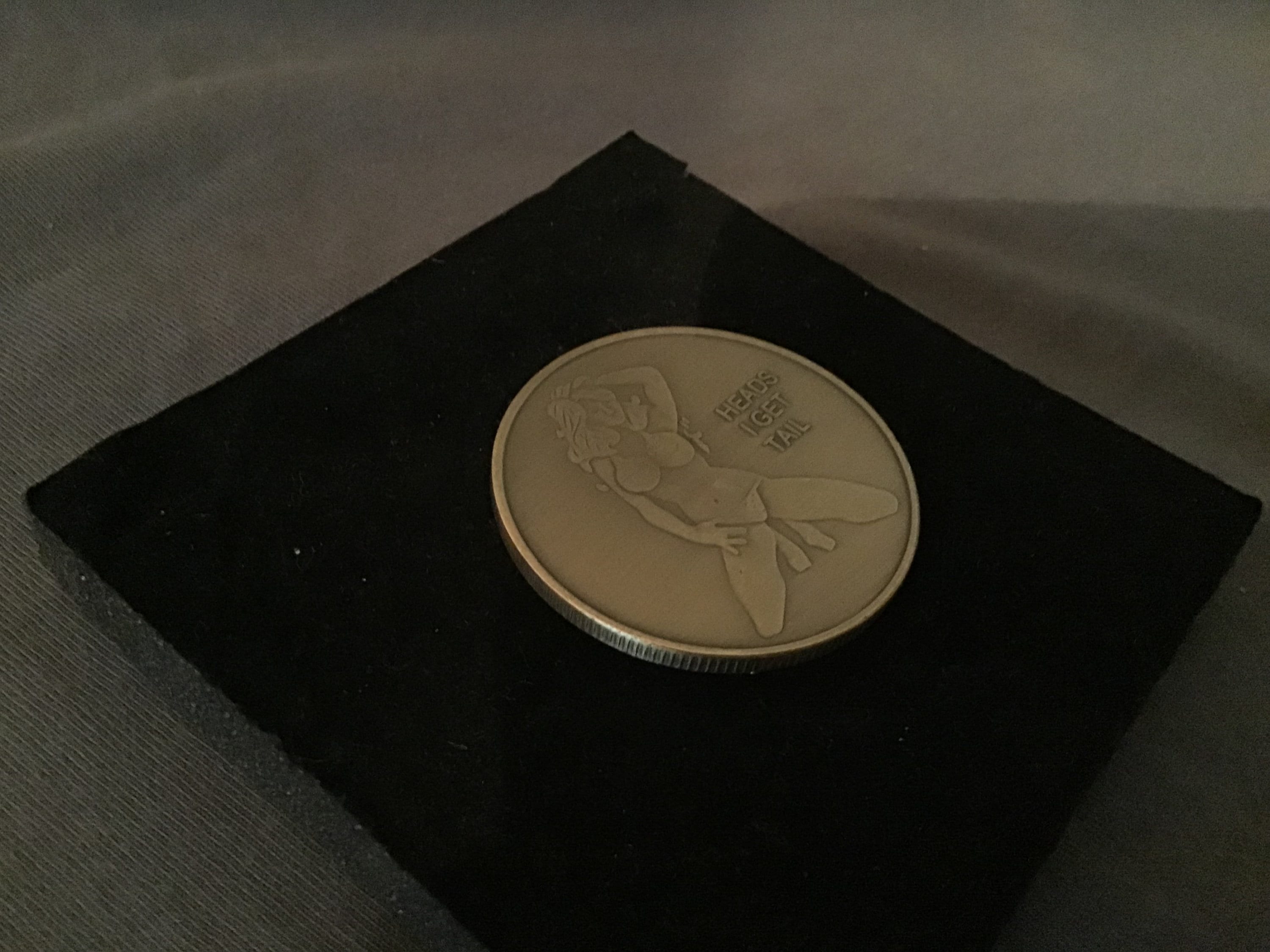 Head Tails Golf Ball Marker/coin With Gift Bag - Etsy