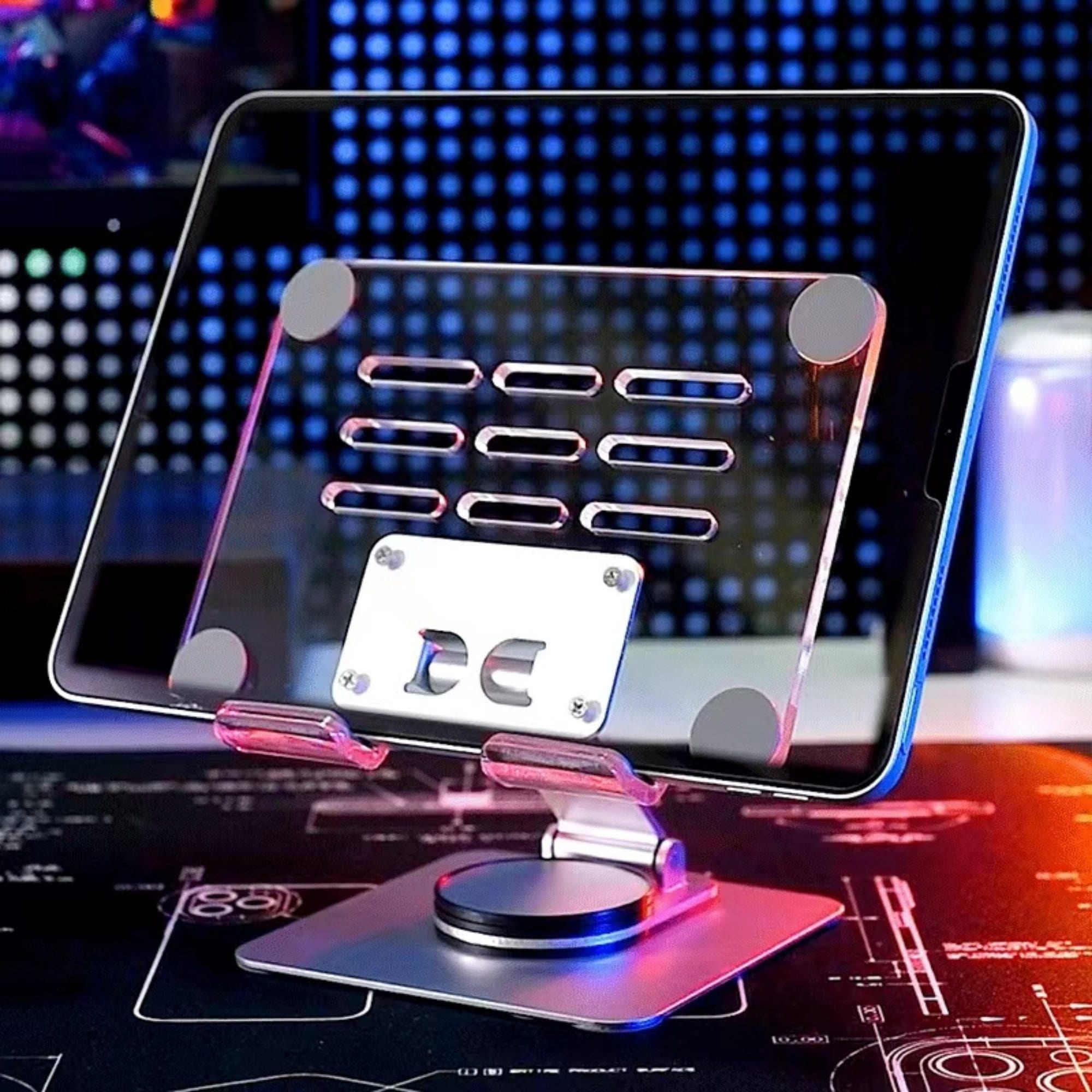 Tablet Holder Crystal Clear iPad Stand Alloy Advanced Customize Tablet ...