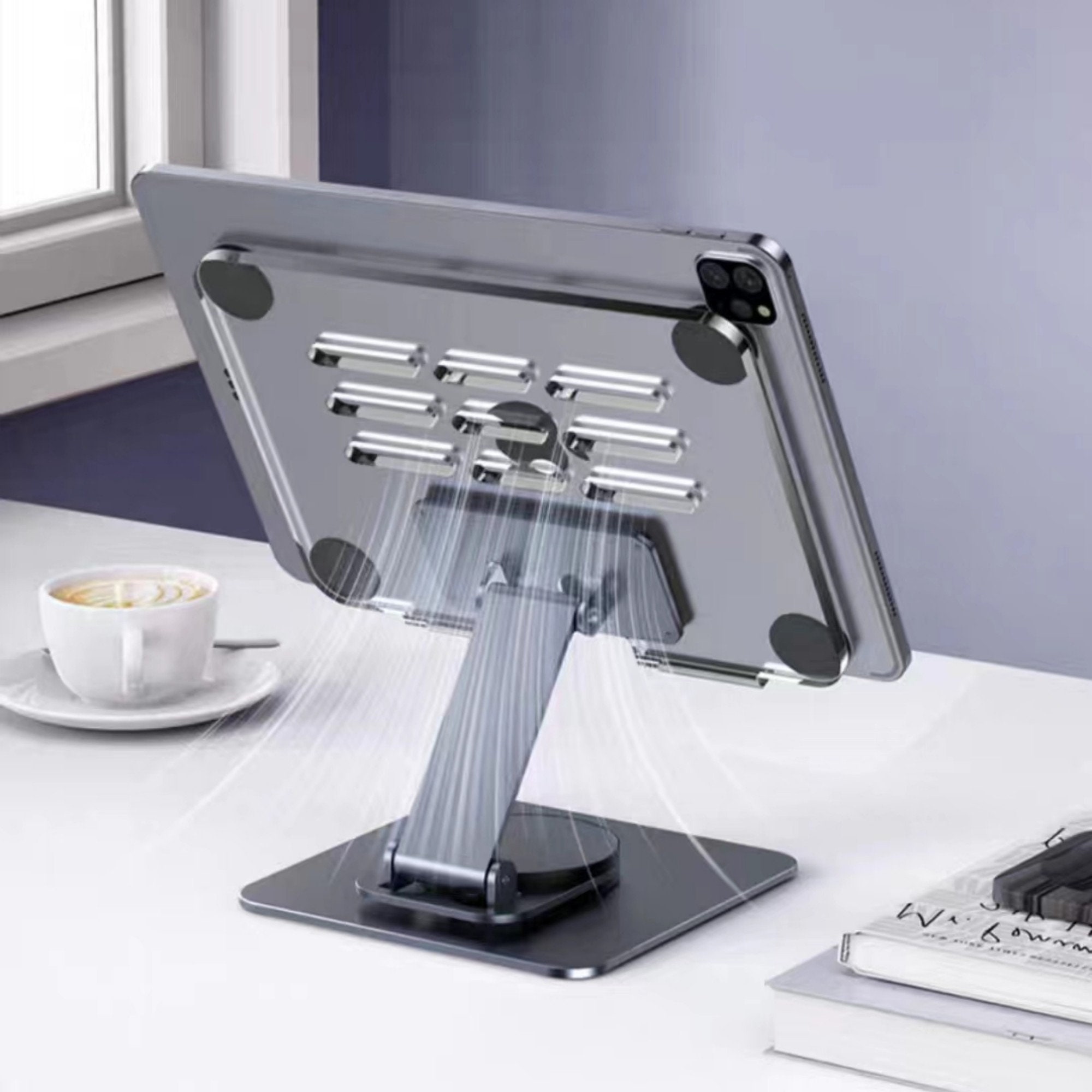 Tablet Holder Crystal Clear iPad Stand Alloy Advanced Customize Tablet ...