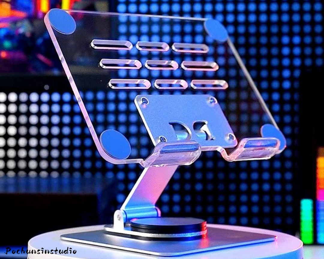Tablet Holder Crystal Clear iPad Stand Alloy Advanced Customize Tablet ...