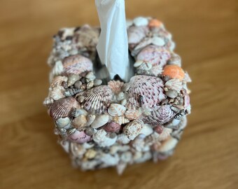 Sea Shell Tissue Box - Etsy
