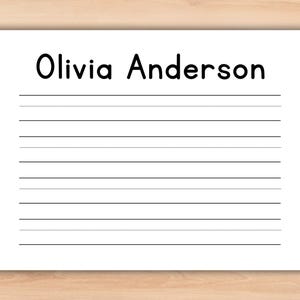 Pre-k Custom Name Tracing Worksheet, Personalized Name Trace ...