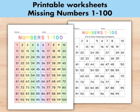 Hojas De Trabajo Para Contar De 100 En 100 Cuadrícula De Centenas En