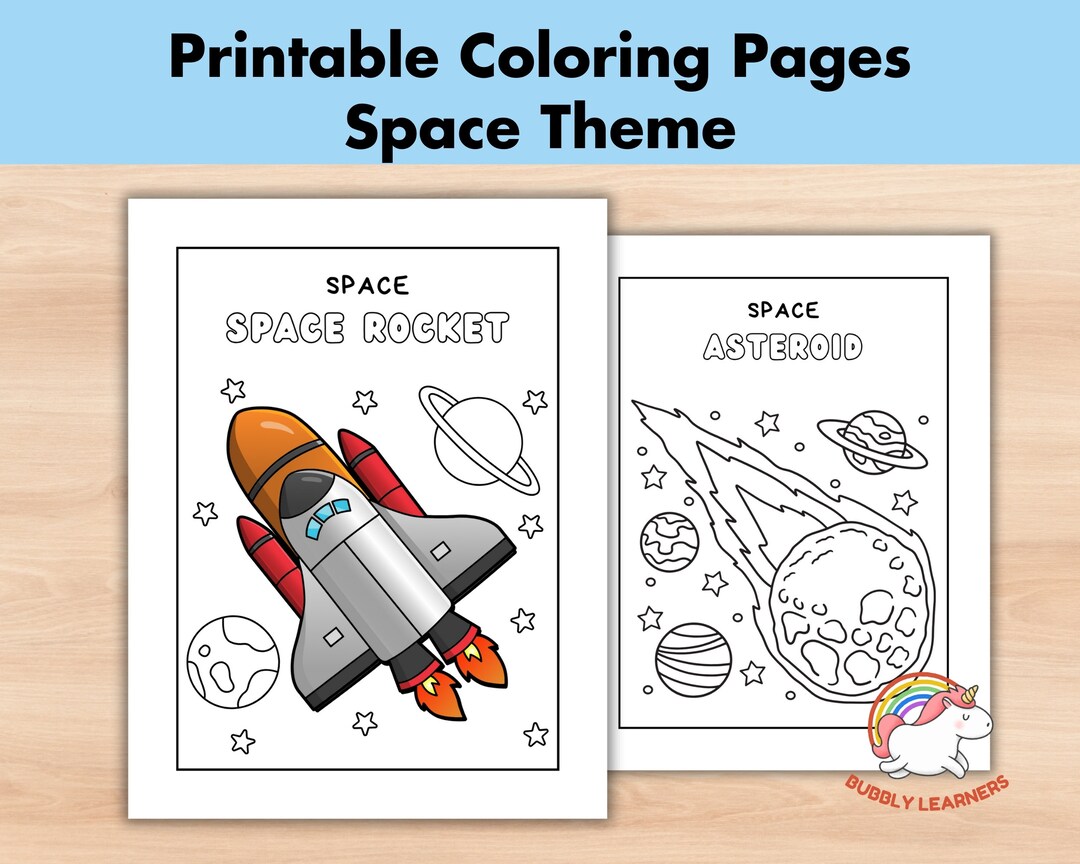 25 Jumbo Solar System Coloring Pages Printable Space Coloring, Kid ...