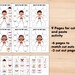 Body Part Matching Game, Toddler Busy Book Page, Instant Download ...