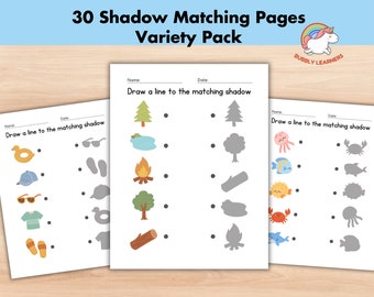 Printable Matching Worksheets, Match the Picture ,kindergarten ...