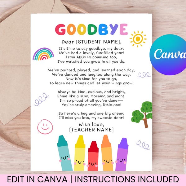 Goodbye Nursery Poems - Etsy UK