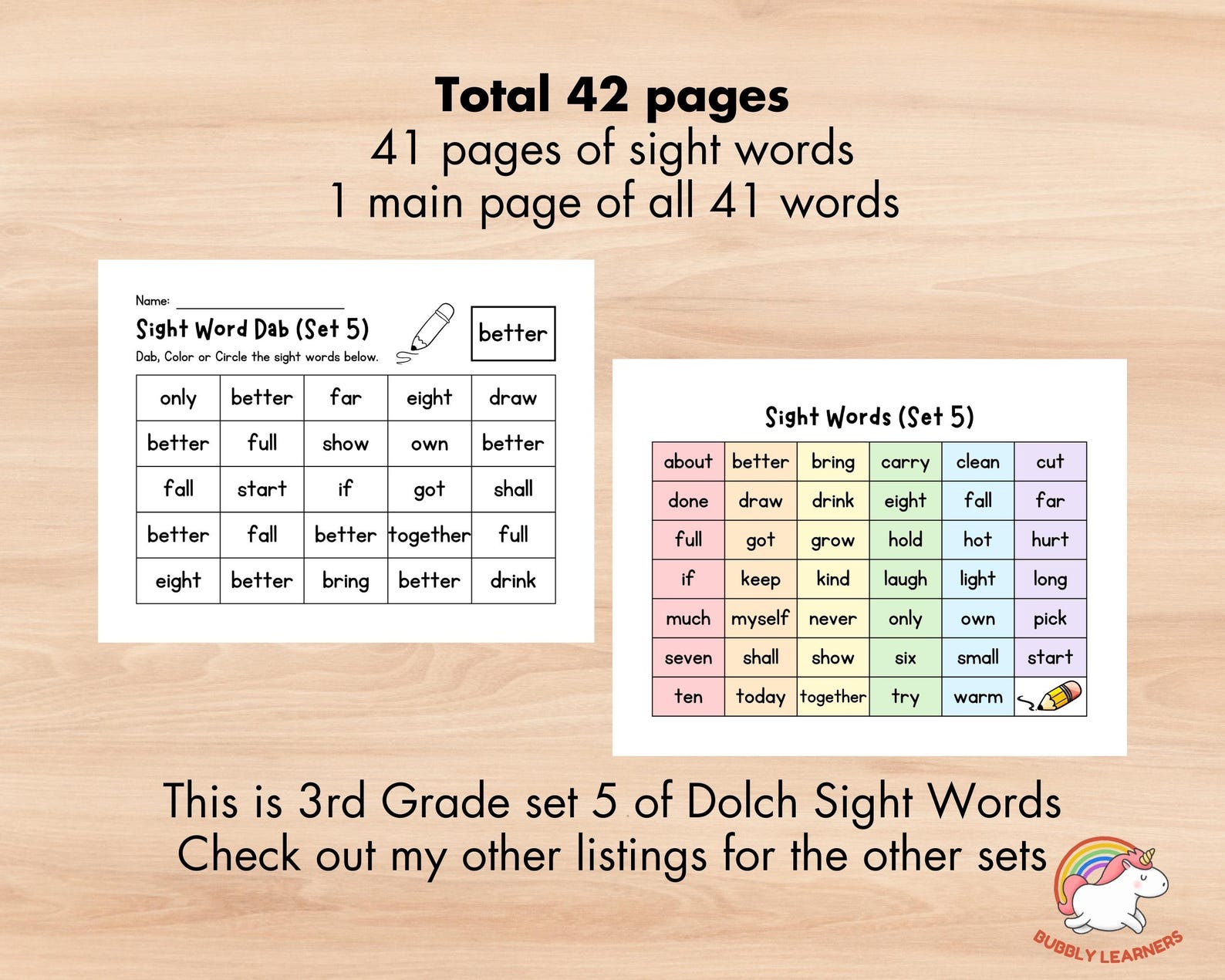 Sight Word Dab It Worksheet, Sight Word Activity, Printable Worksheets ...