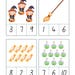 Count and Clip Cards, Numbers 1-10, Preschool Math Numbers Activities ...