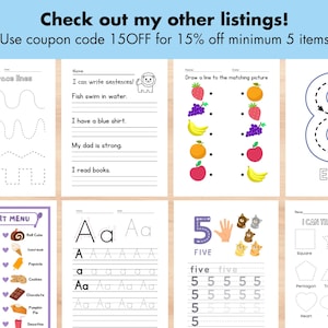 Bees Line Tracing Worksheets, Lines Trace Pages Printable, Homeschool ...