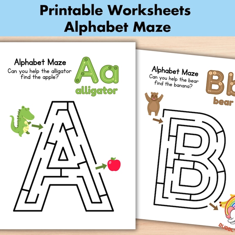 Maze Game Digital - Etsy