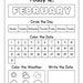 Calendar Worksheet Pages, Daily Calendar, Month Day Date, Weather ...