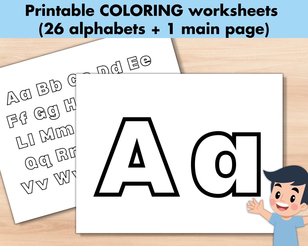 Alphabets Worksheets, Letter Coloring Pages, Letters of the Week ...