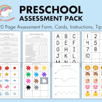 Pre-k Skills Assessment (fillable), Preschool, Assessment, Prek ...