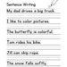 180 Write the Sentence Worksheets, Printable Sentences Writing Practice ...