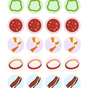 Pretend Play Build a Pizza, Dramatic Play Set, Playmoney, Homeschool ...