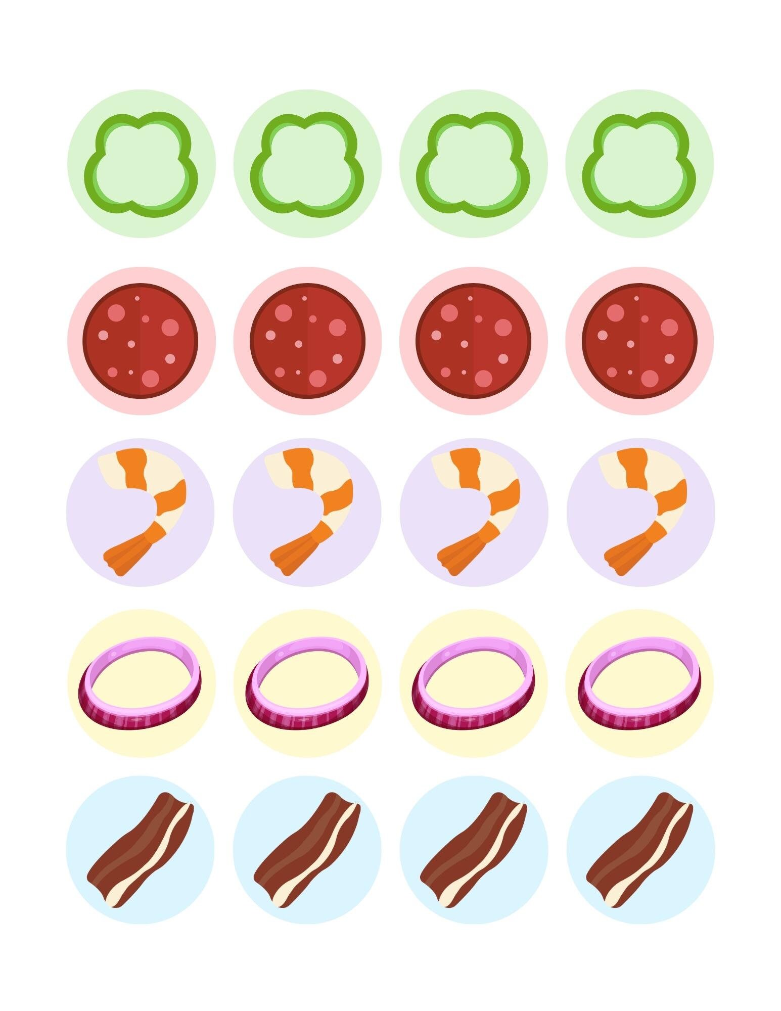 Pretend Play Build a Pizza, Dramatic Play Set, Playmoney, Homeschool ...