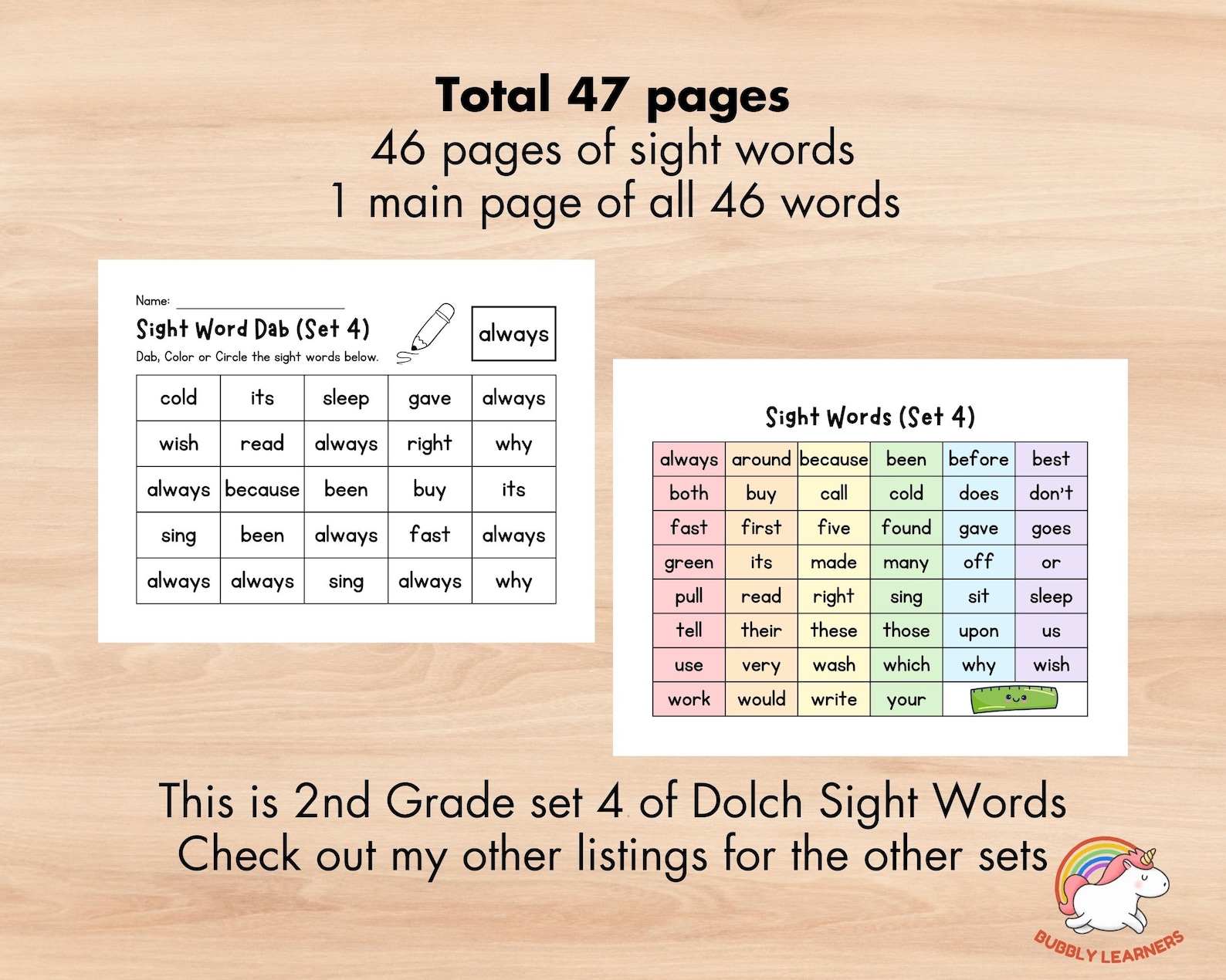 Sight Word Dab It Worksheet, Sight Word Activity, Printable Worksheets ...
