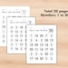 Printable Numbers Dab It Worksheets, Numbers 1-20 Dot Markers ...