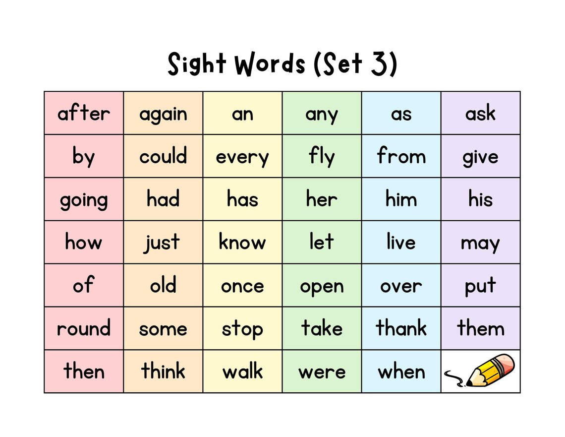 Sight Word Dab It Worksheet, Sight Word Activity, Printable Worksheets ...